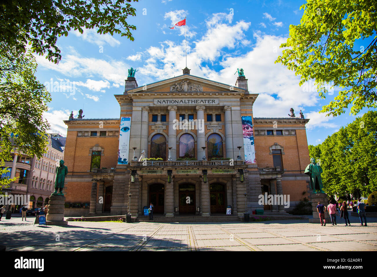 The National Theater, Oslo, Norway Stock Photo - Alamy