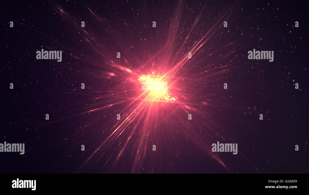 Extra Shiny Mystical Explosion Stock Photo - Alamy