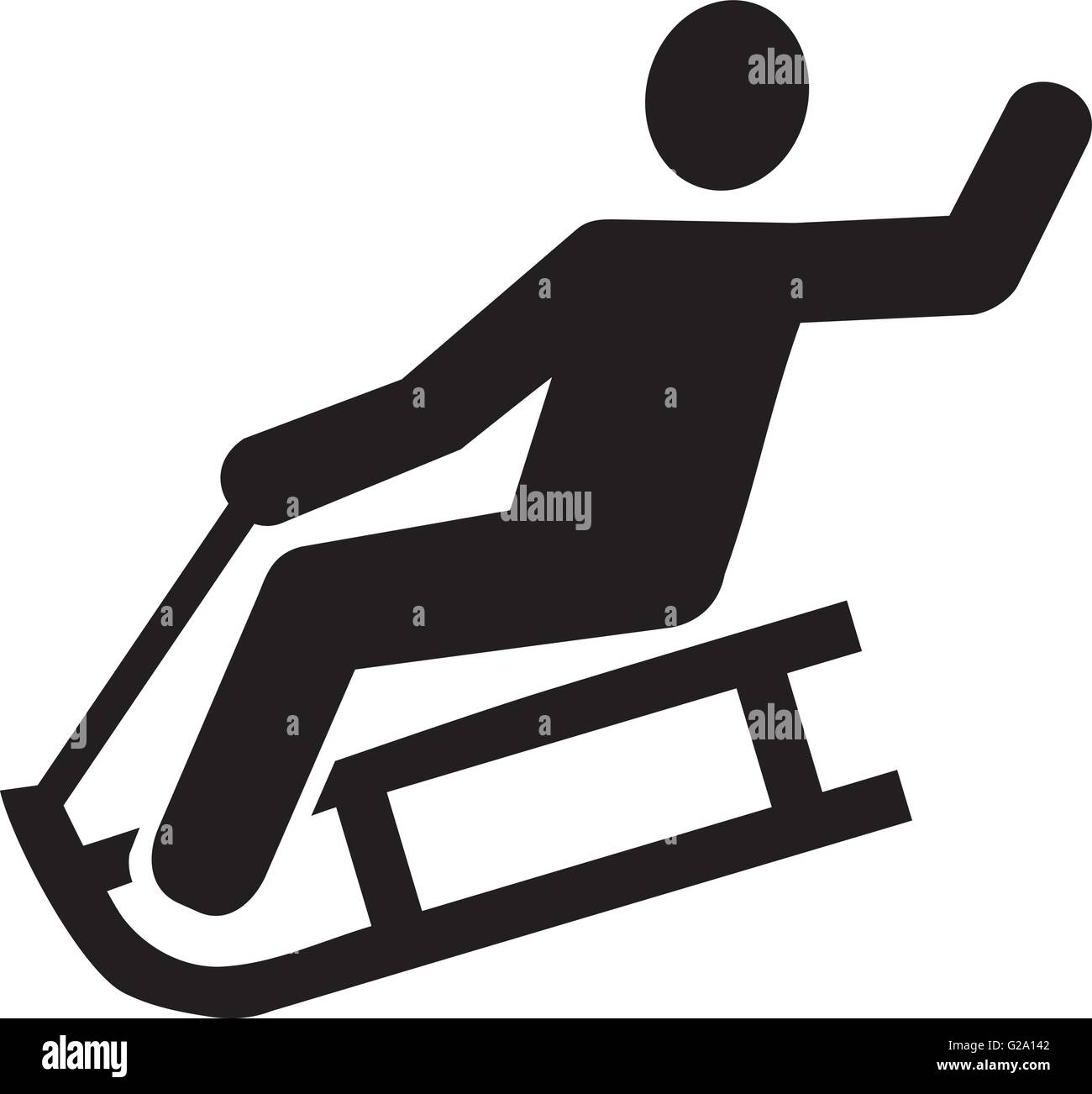 Sledging Stock Vector Images - Alamy
