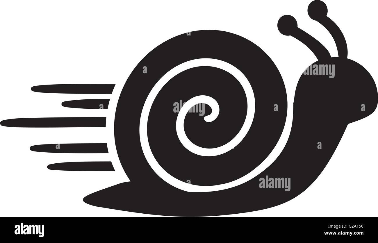 Fast snail icon Stock Vector Image & Art - Alamy