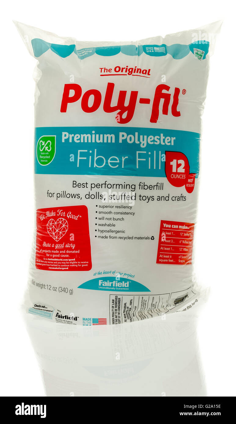 Winneconne, WI - 26 May 2016: Bag of Ploy-fil on an isolated background ...