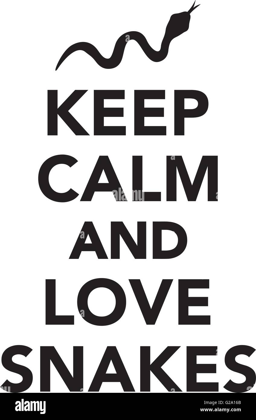 Snakes at the zoo Stock Vector Images - Alamy