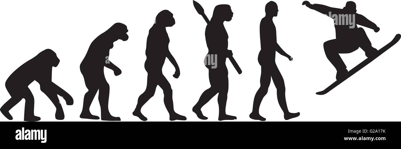 Evolution snowboarding Stock Vector Images - Alamy