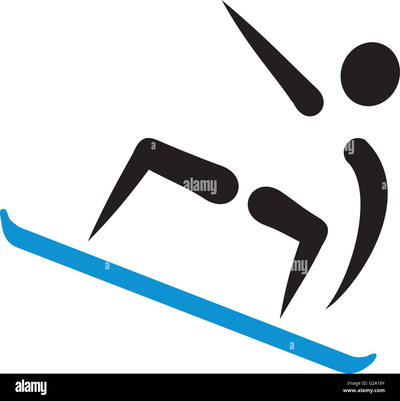 Snowboard board icon Stock Vector Images - Alamy