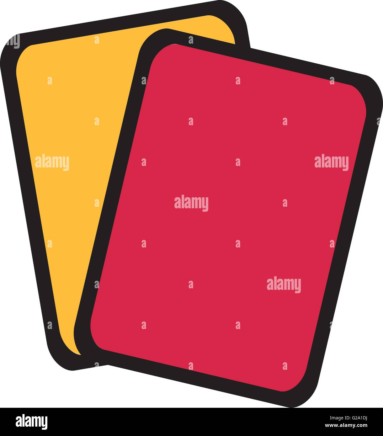 Football cards illustration vector Stock Vector Images - Alamy