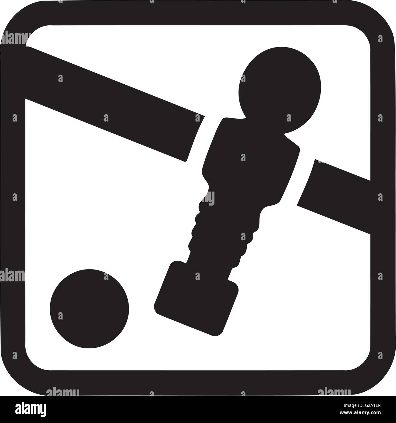 Soccer Table Icon Stock Vector Image & Art - Alamy
