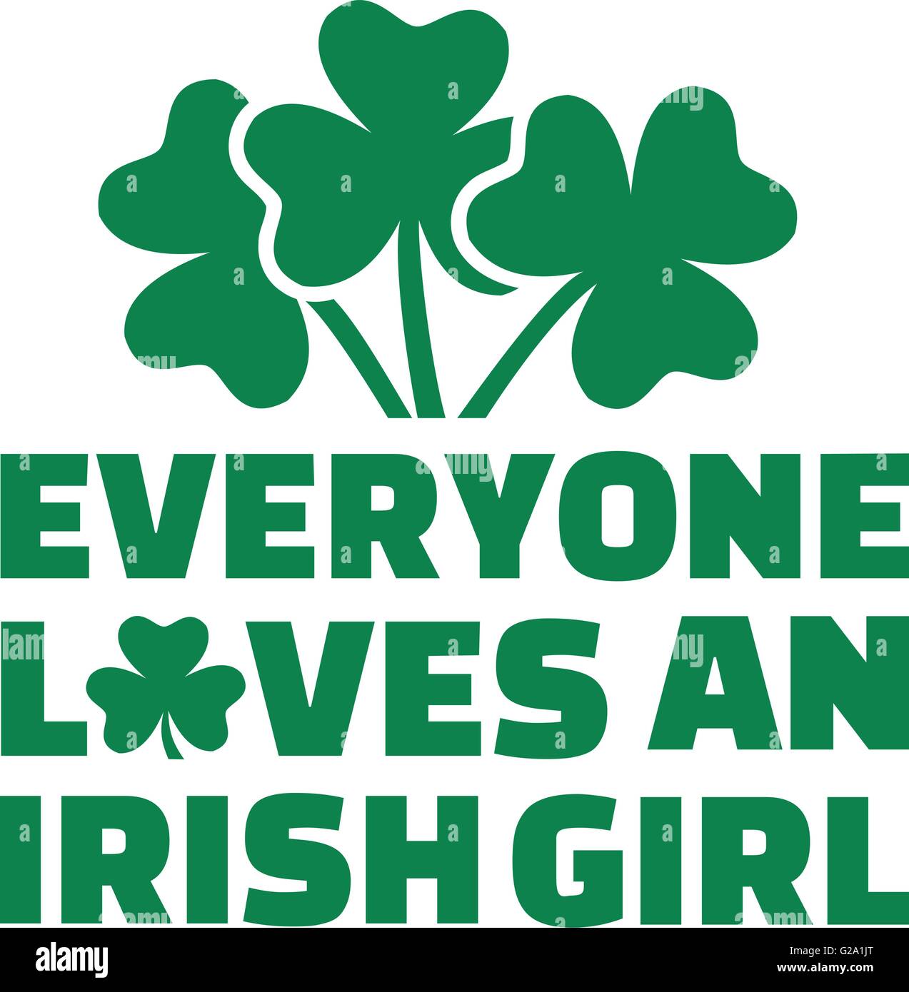 Irish girls Stock Vector Images - Alamy