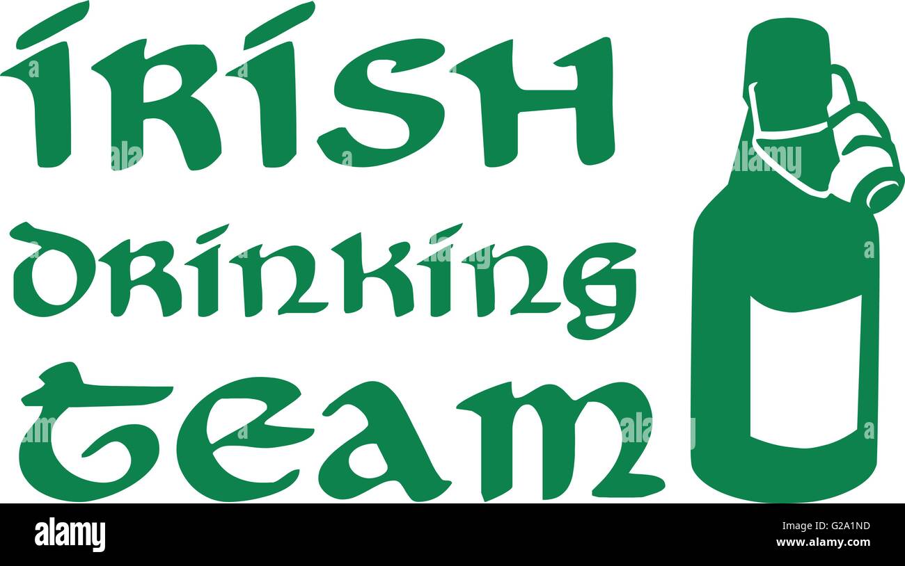 Drinking beer silhouette Stock Vector Images - Alamy