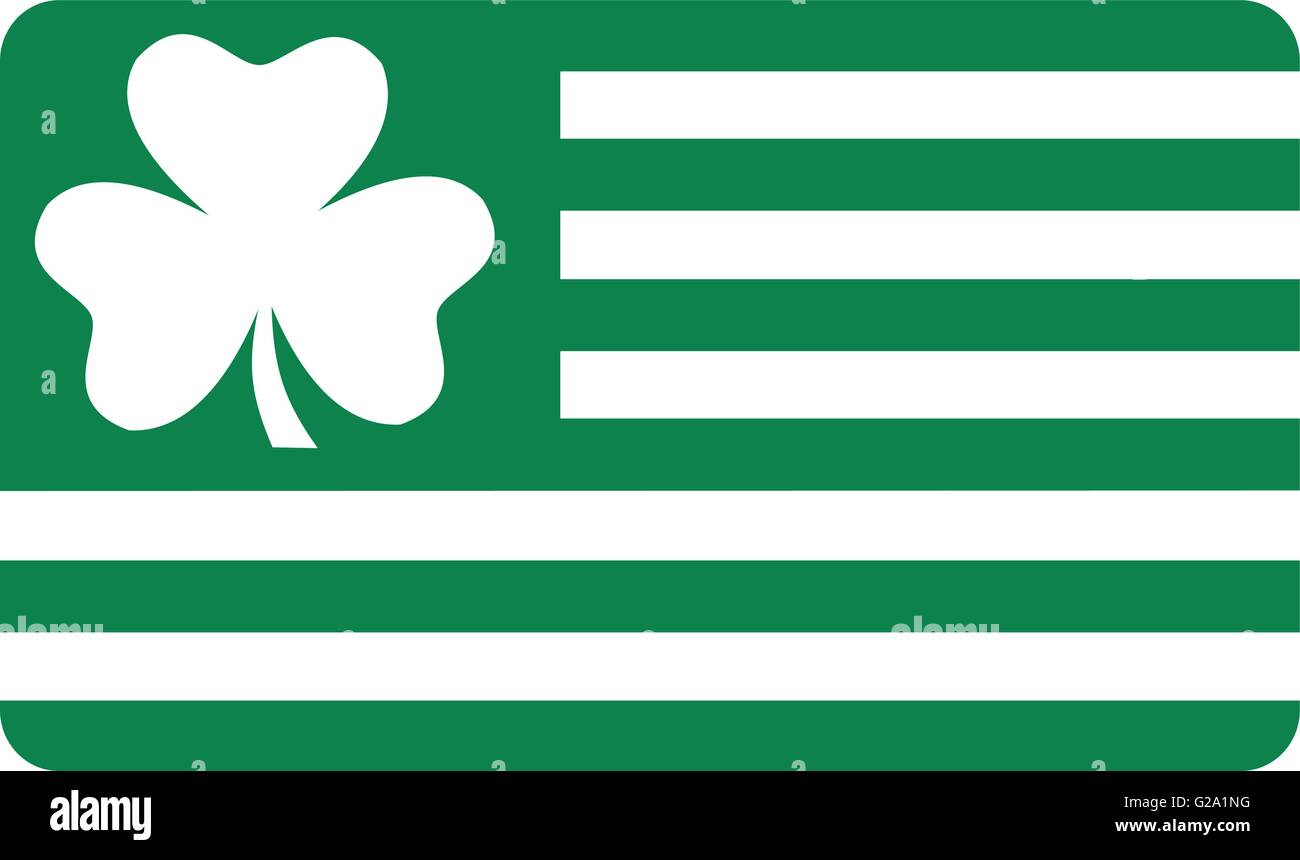 Green irish flag Stock Vector Images - Alamy