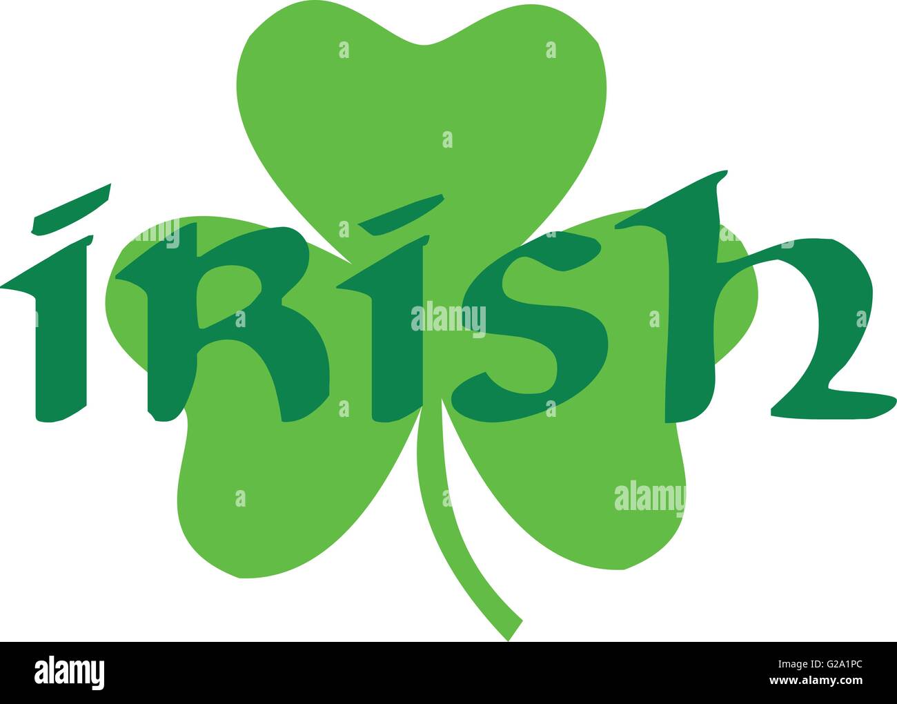 Irish word clover background Stock Vector Image & Art - Alamy
