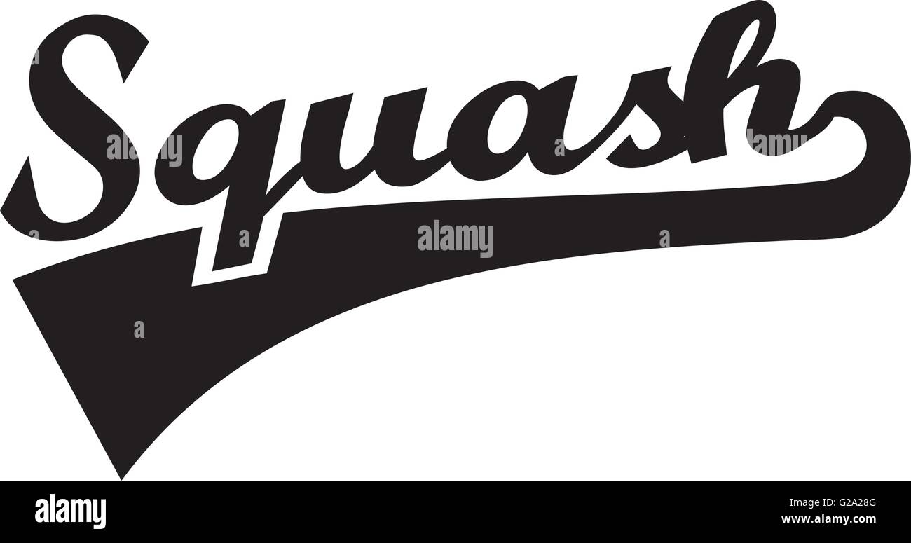 Squash word retro Stock Vector Image & Art - Alamy