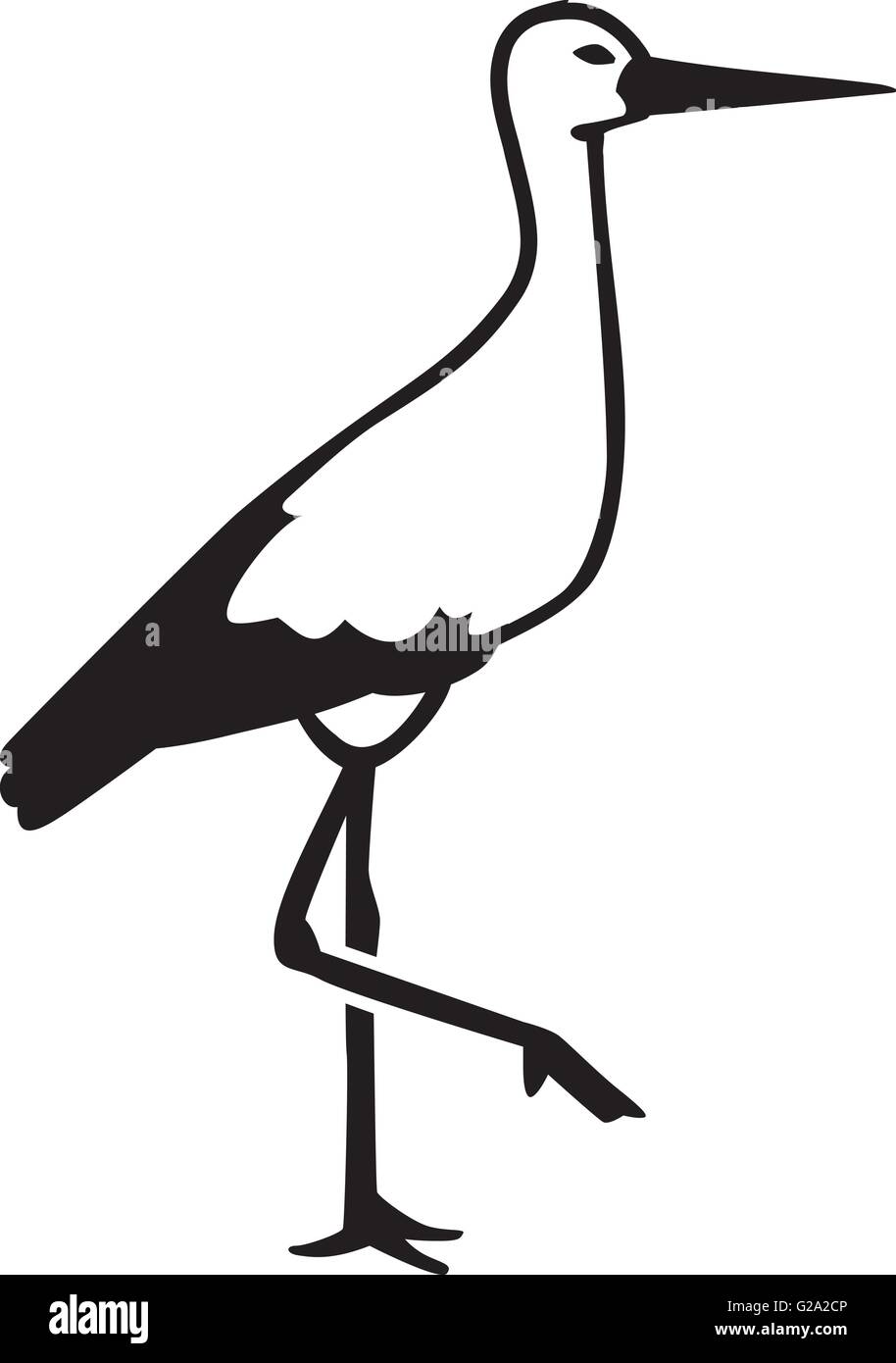 One leg vector vectors hi-res stock photography and images - Alamy