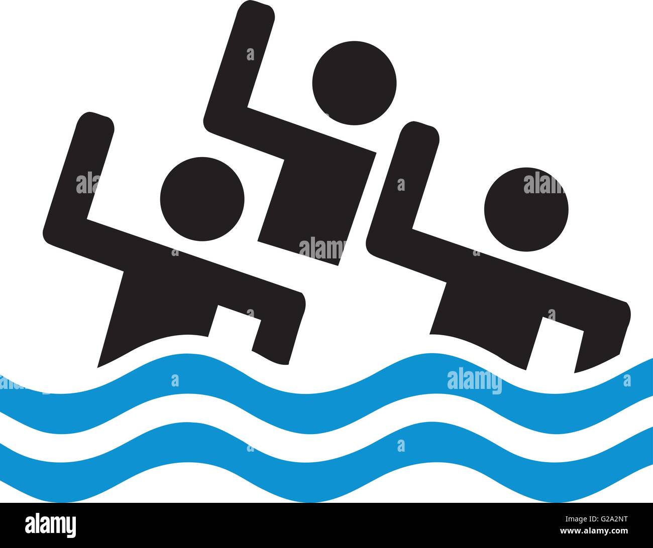 Synchronized swimming team pictogram Stock Vector Image & Art - Alamy