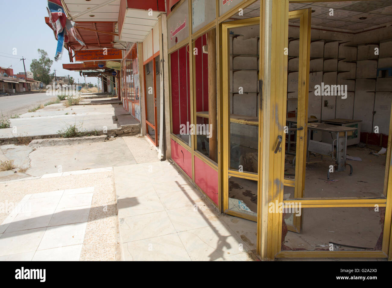 Jalawla, town in North Eastern Iraq being destroyed after heavy ...