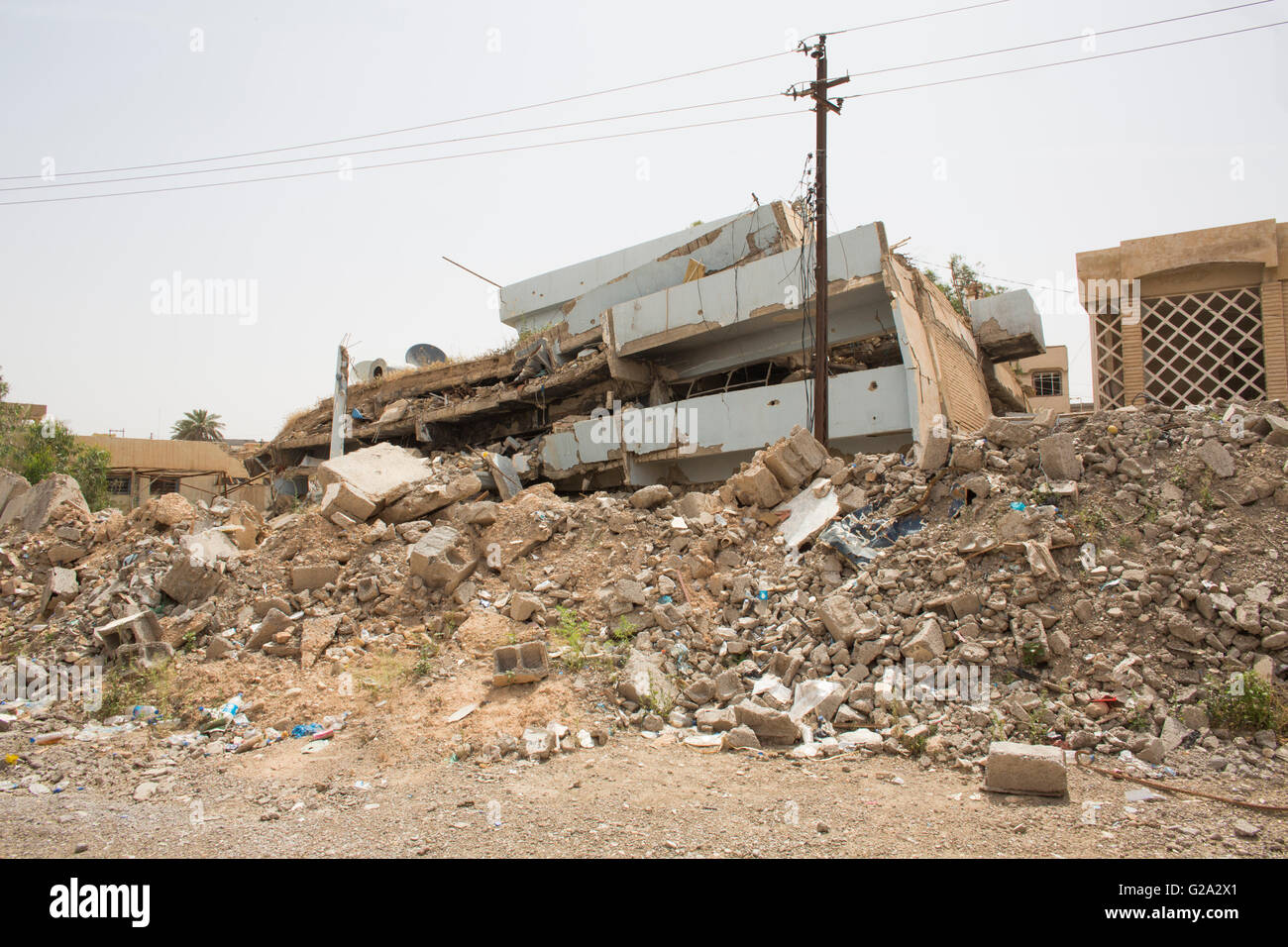 Jalawla, town in North Eastern Iraq being destroyed after heavy ...