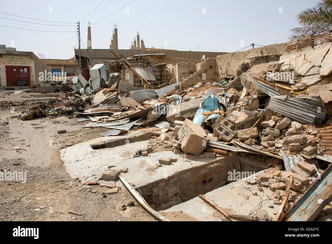 Jalawla, town in North Eastern Iraq being destroyed after heavy ...