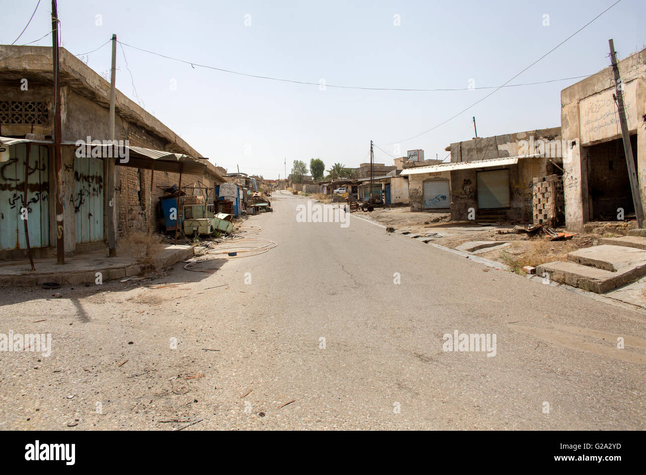 Jalawla, town in North Eastern Iraq being destroyed after heavy ...