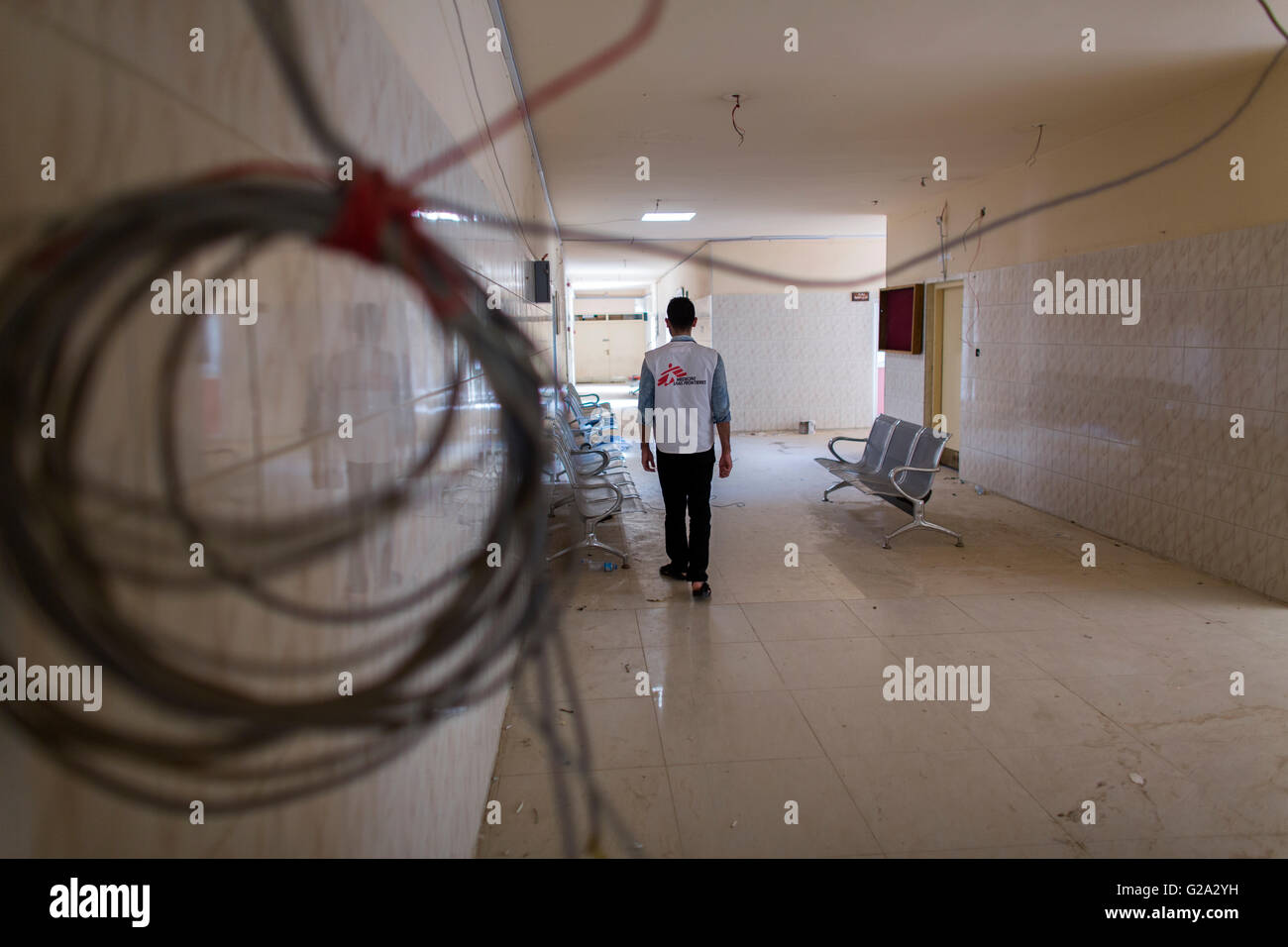 Hospital in Jalawla (North Eastern Iraq) being destroyed after heavy ...