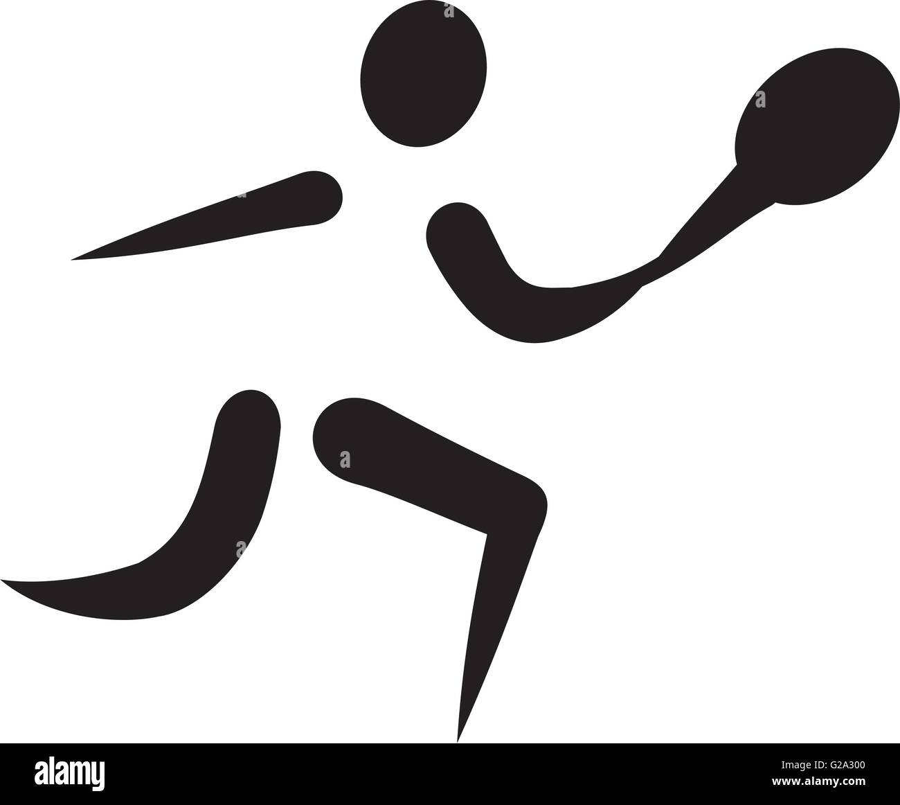 Tennis player icon hi-res stock photography and images - Alamy