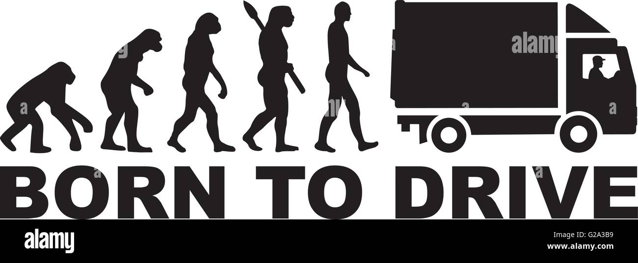 Truck Evolution Born to drive Stock Vector Image & Art - Alamy