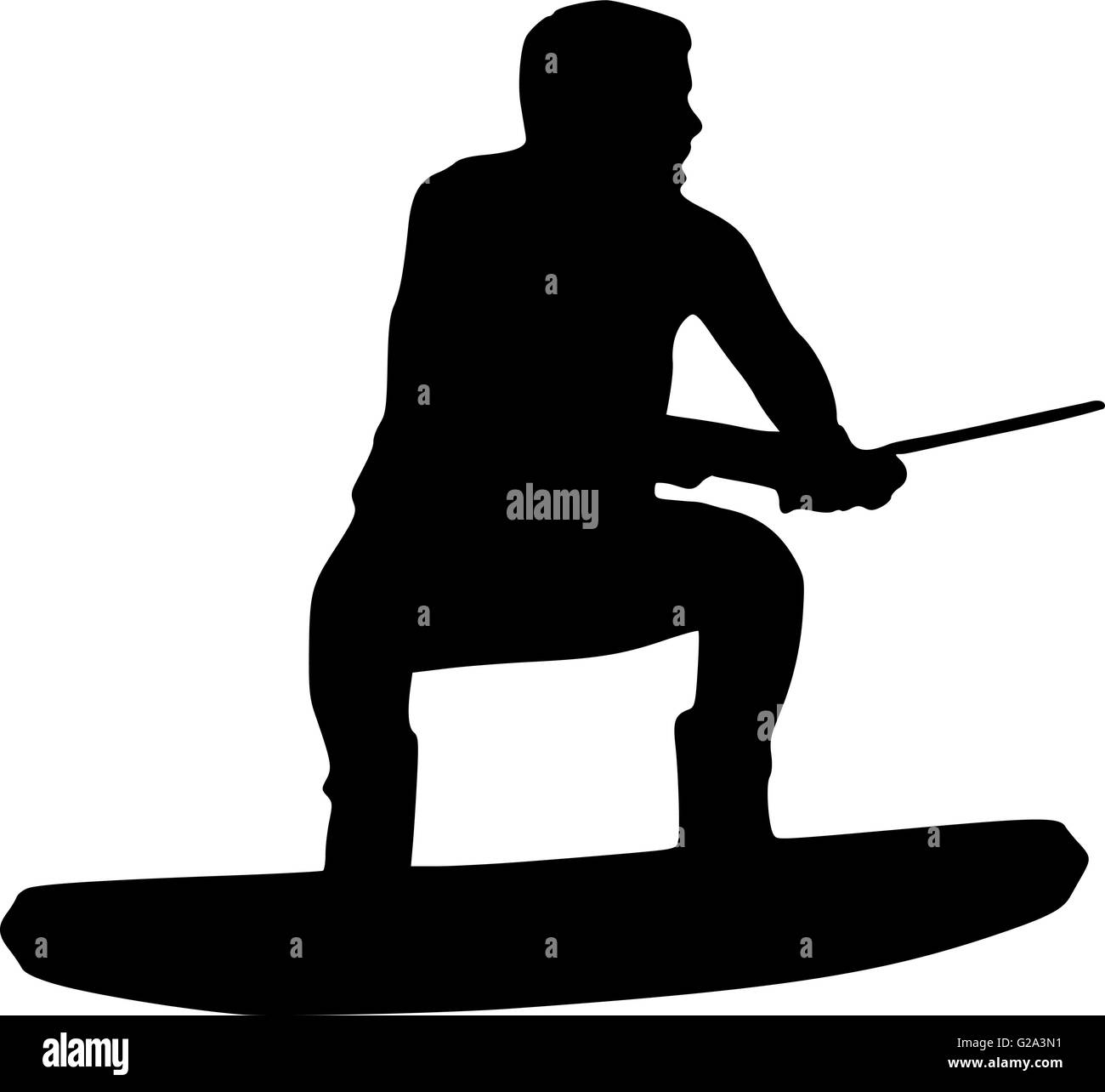 Wake surf Stock Vector Images - Alamy