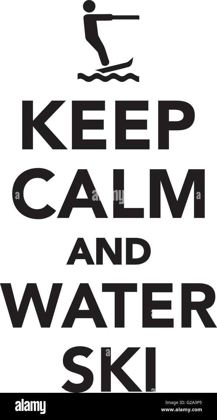 Calm the water Stock Vector Images - Alamy