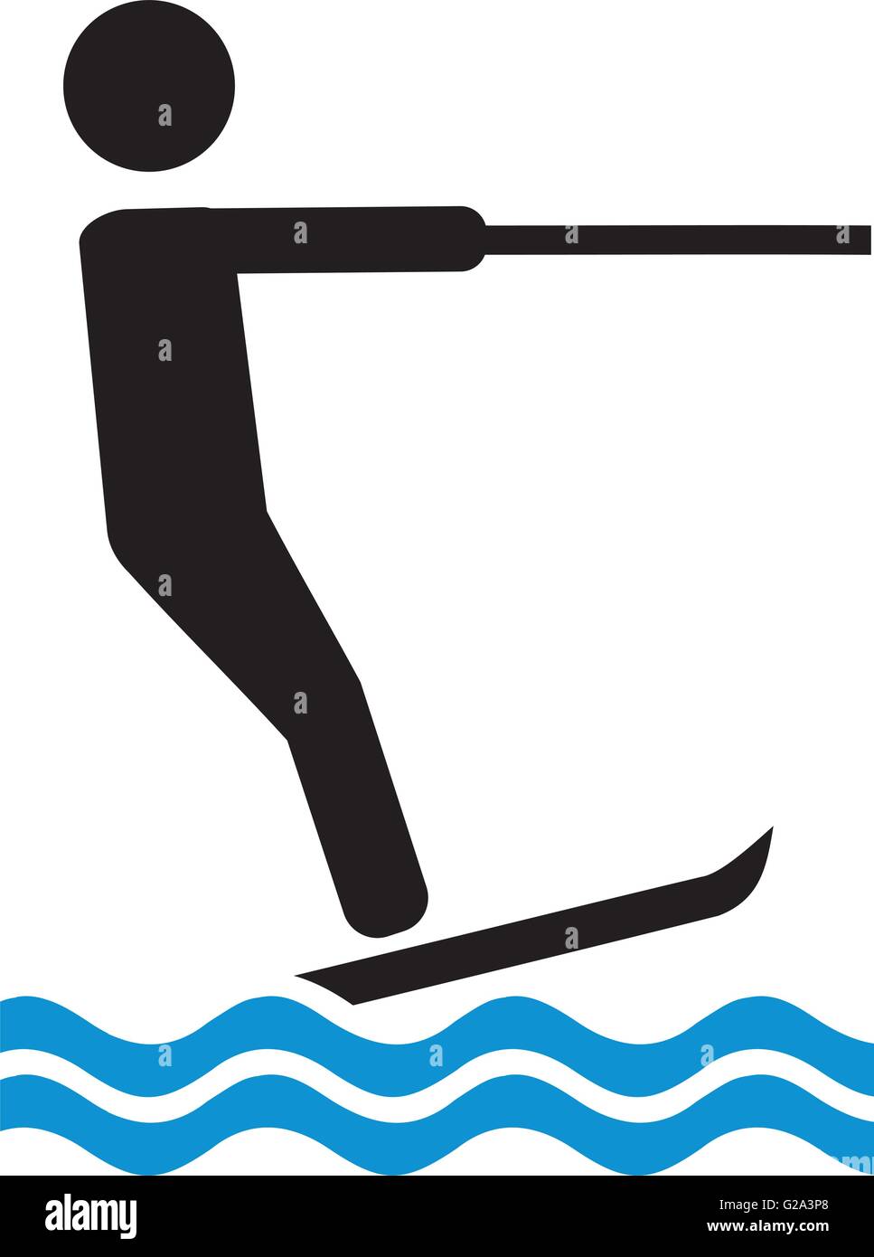 Water skiing icon Stock Vector Image & Art - Alamy