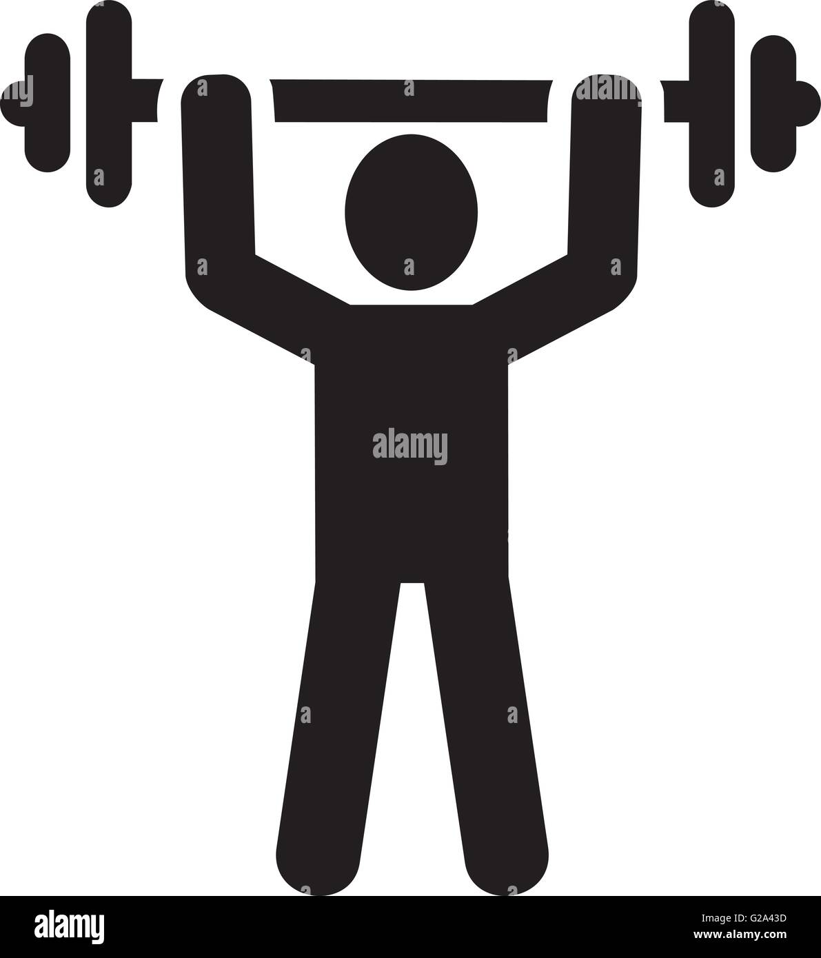 Weight Lifting icon Stock Vector Image & Art - Alamy
