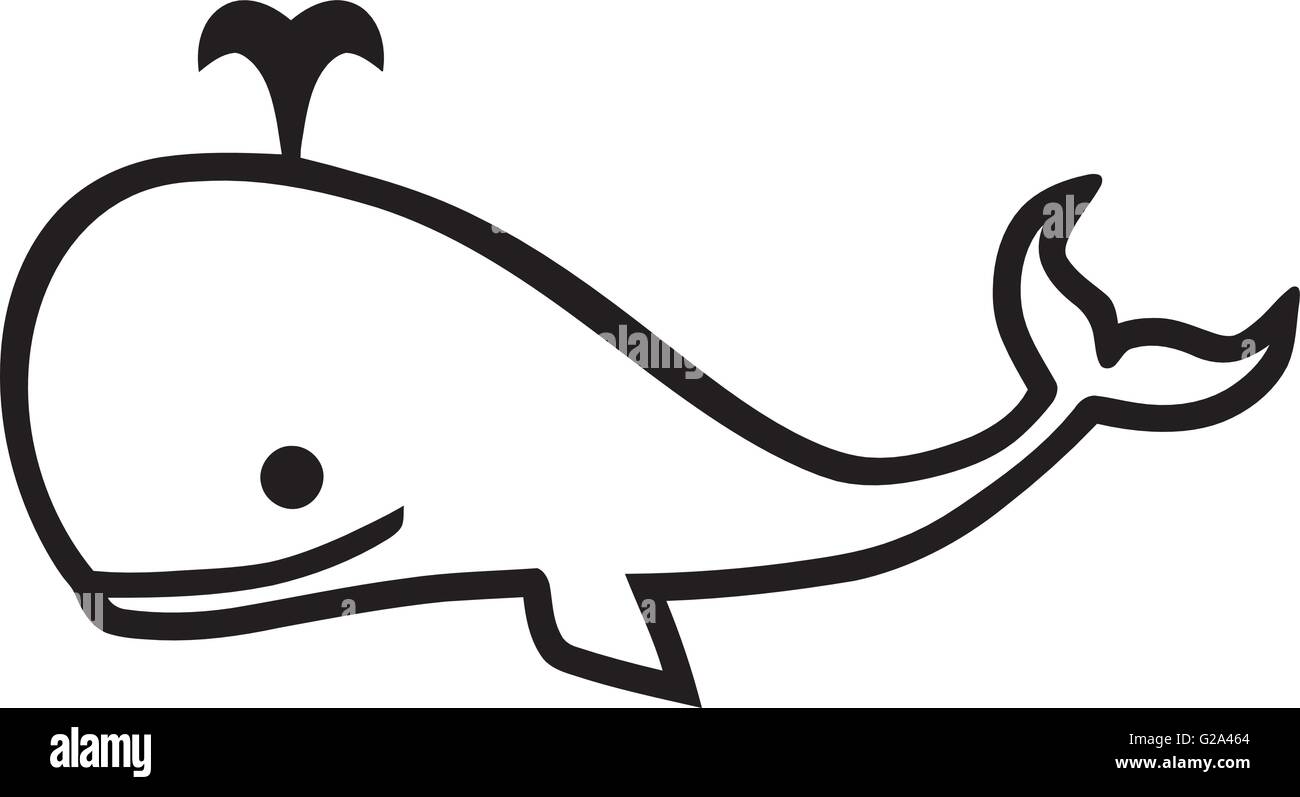Fin outline Stock Vector Images - Alamy