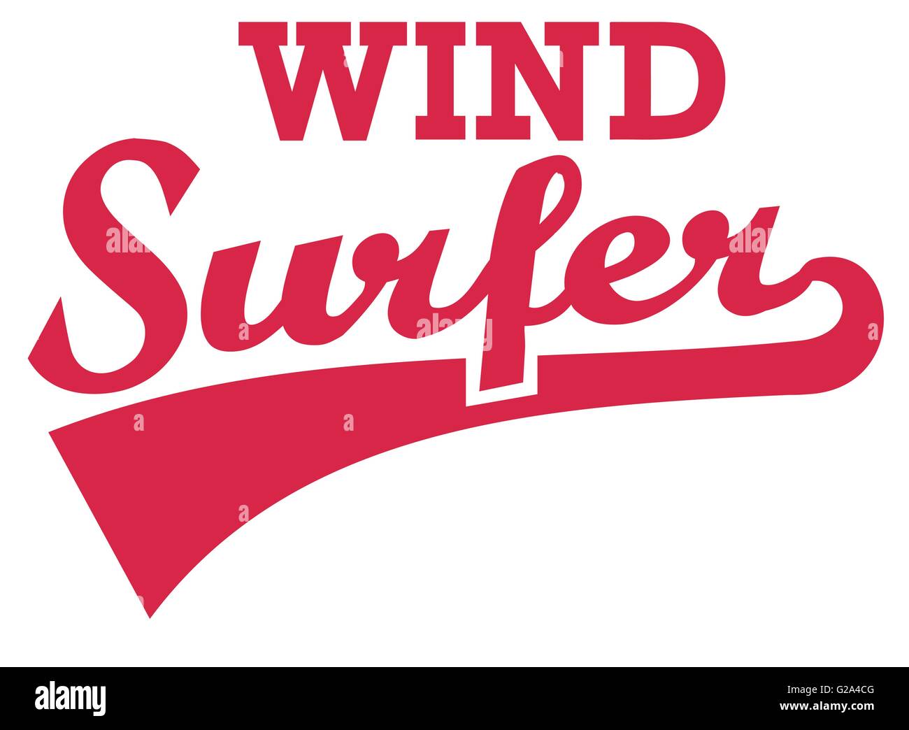 Windsurfer vectors hi-res stock photography and images - Alamy