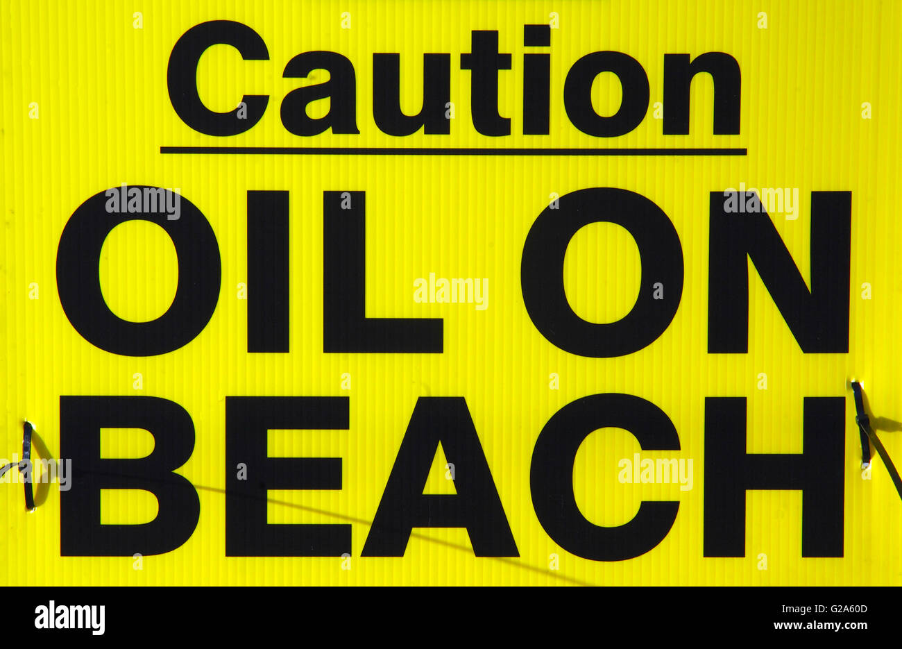 Oil spill warning sign hi-res stock photography and images - Alamy
