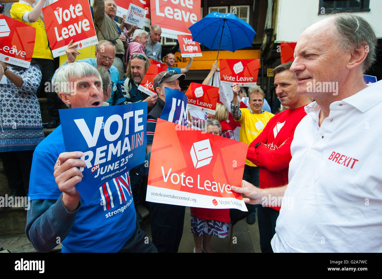 Vote leave campaign visit hi-res stock photography and images - Alamy