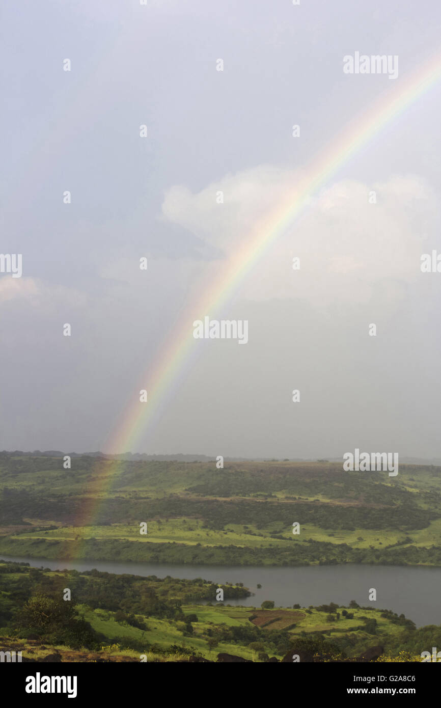 Rainbow, Chalkewadi, Satara, Maharashtra, India Stock Photo - Alamy