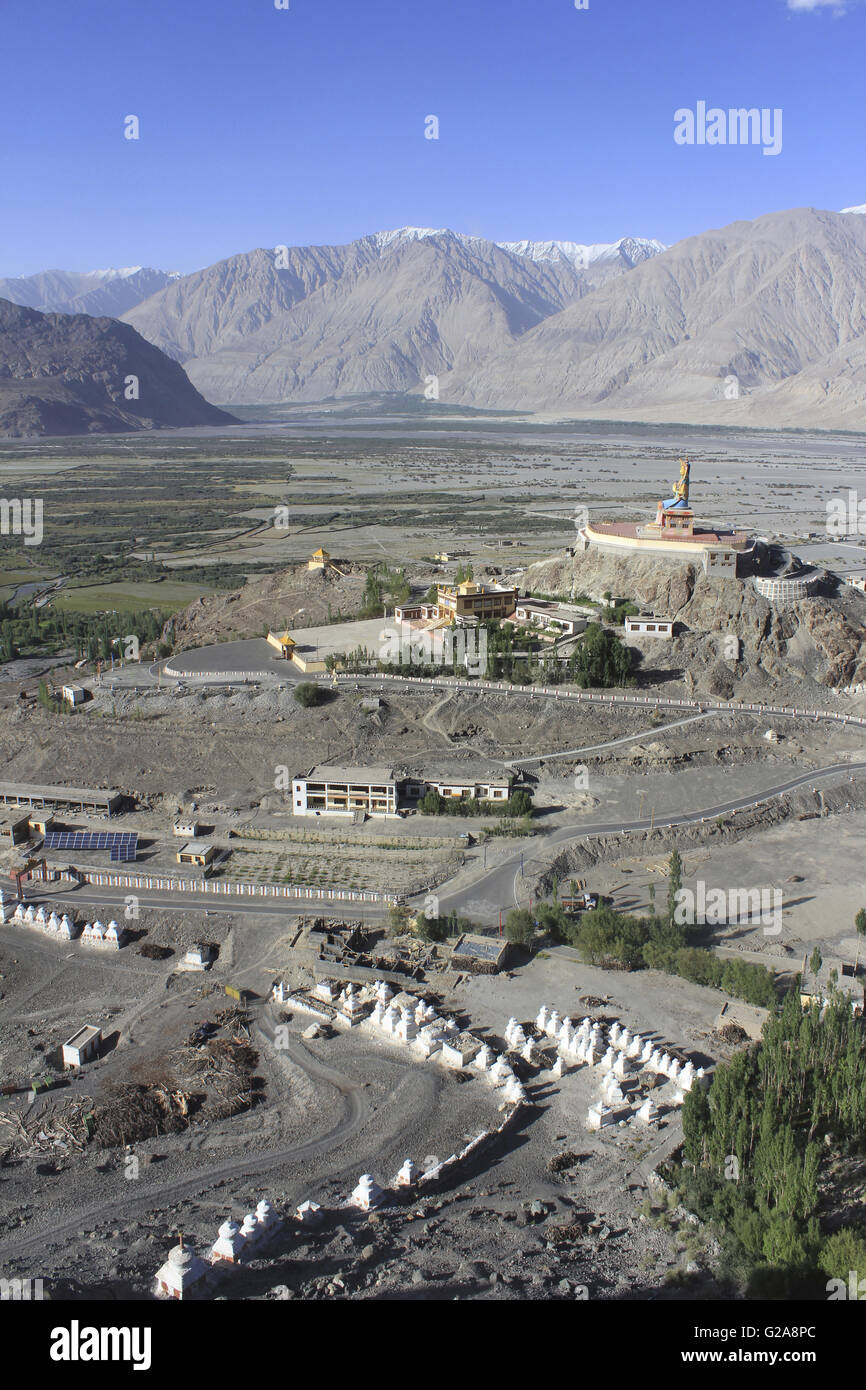 Diskit Monastery or Diskit Gompa is the oldest and largest Buddhist ...