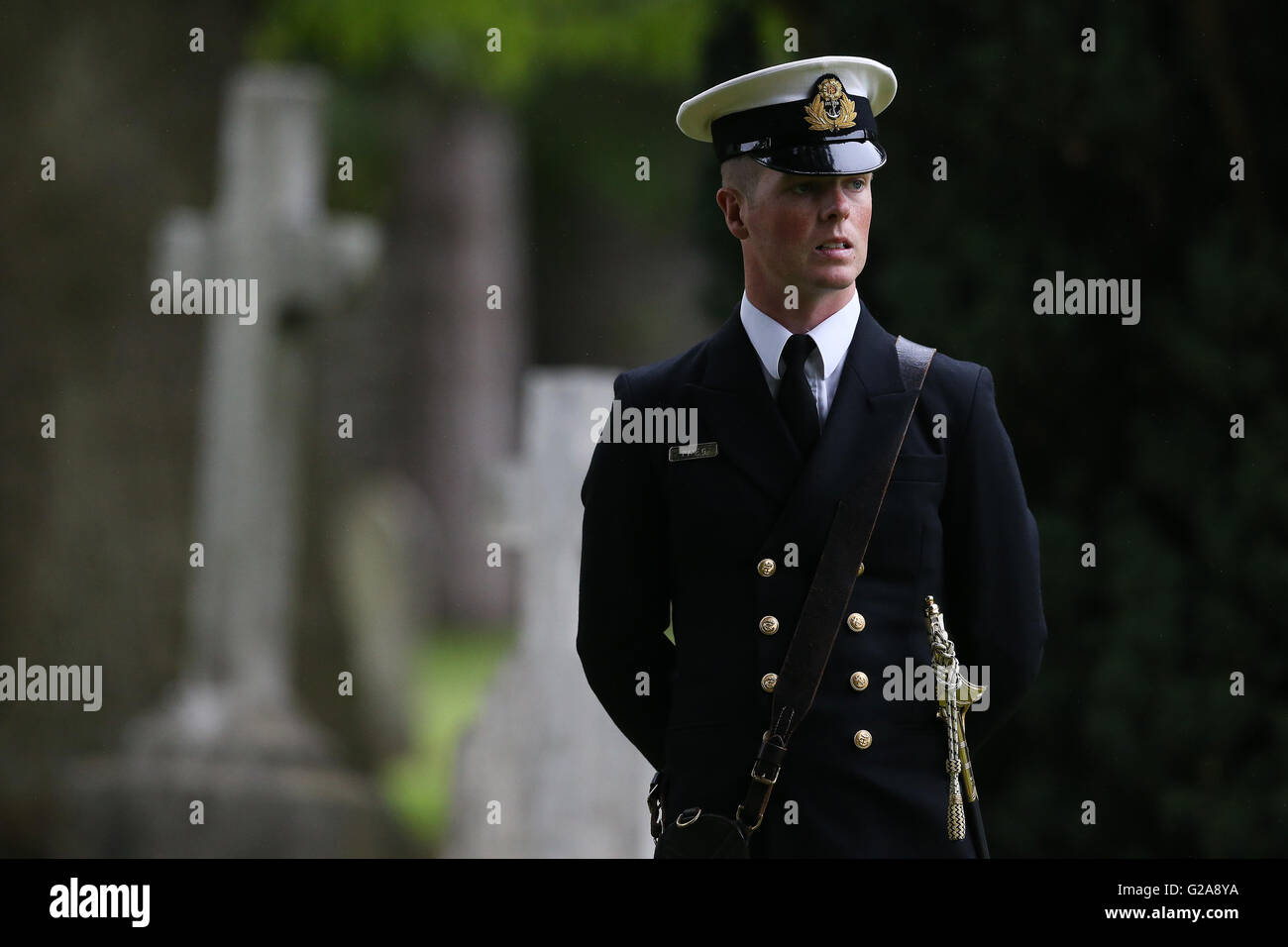 A member of the defence forces during a State ceremony to remember the ...