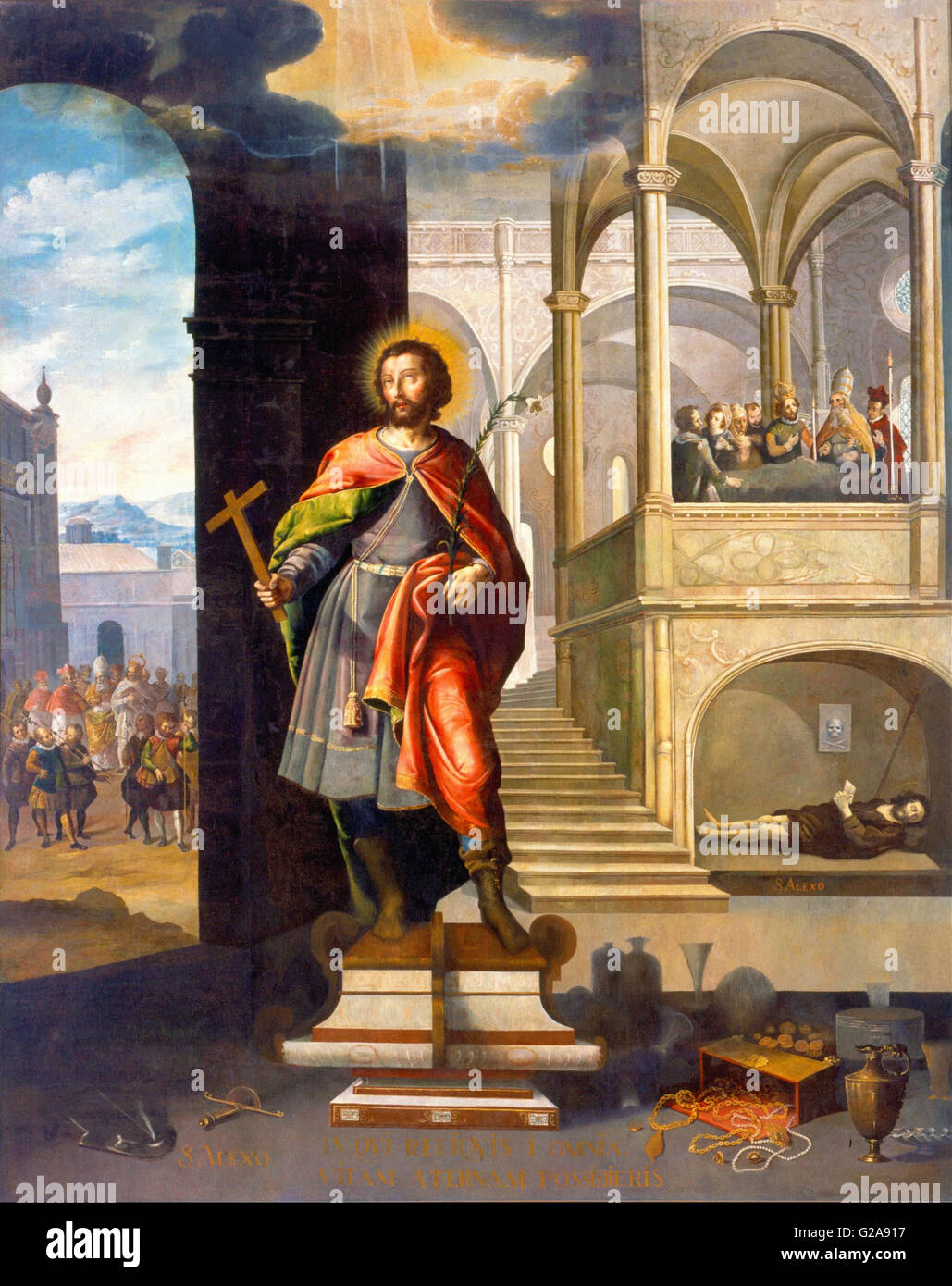 José Juárez - Saint Alexius - Museo Nacional de Arte de Mexico Stock ...