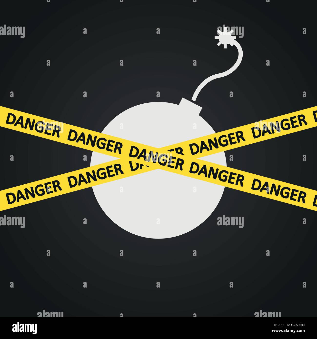 Vector illustration danger tape explosive Stock Vector Image & Art - Alamy