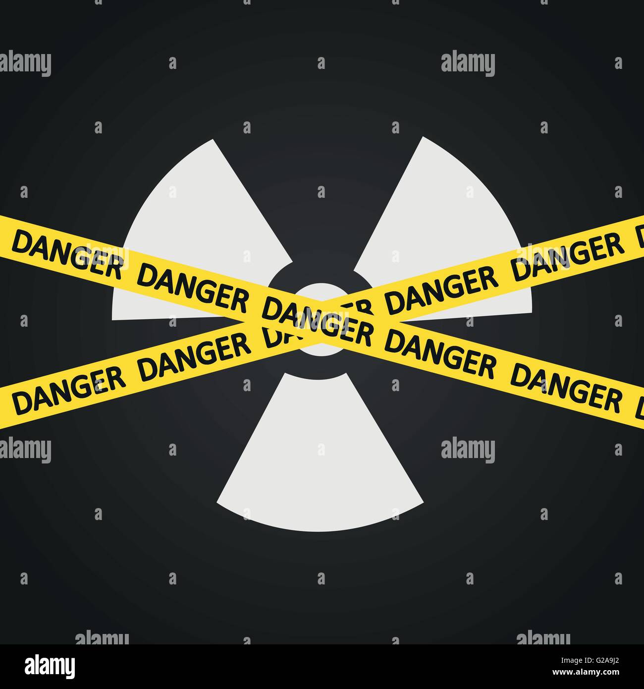 Vector illustration tape radiation hazard Stock Vector Image & Art - Alamy
