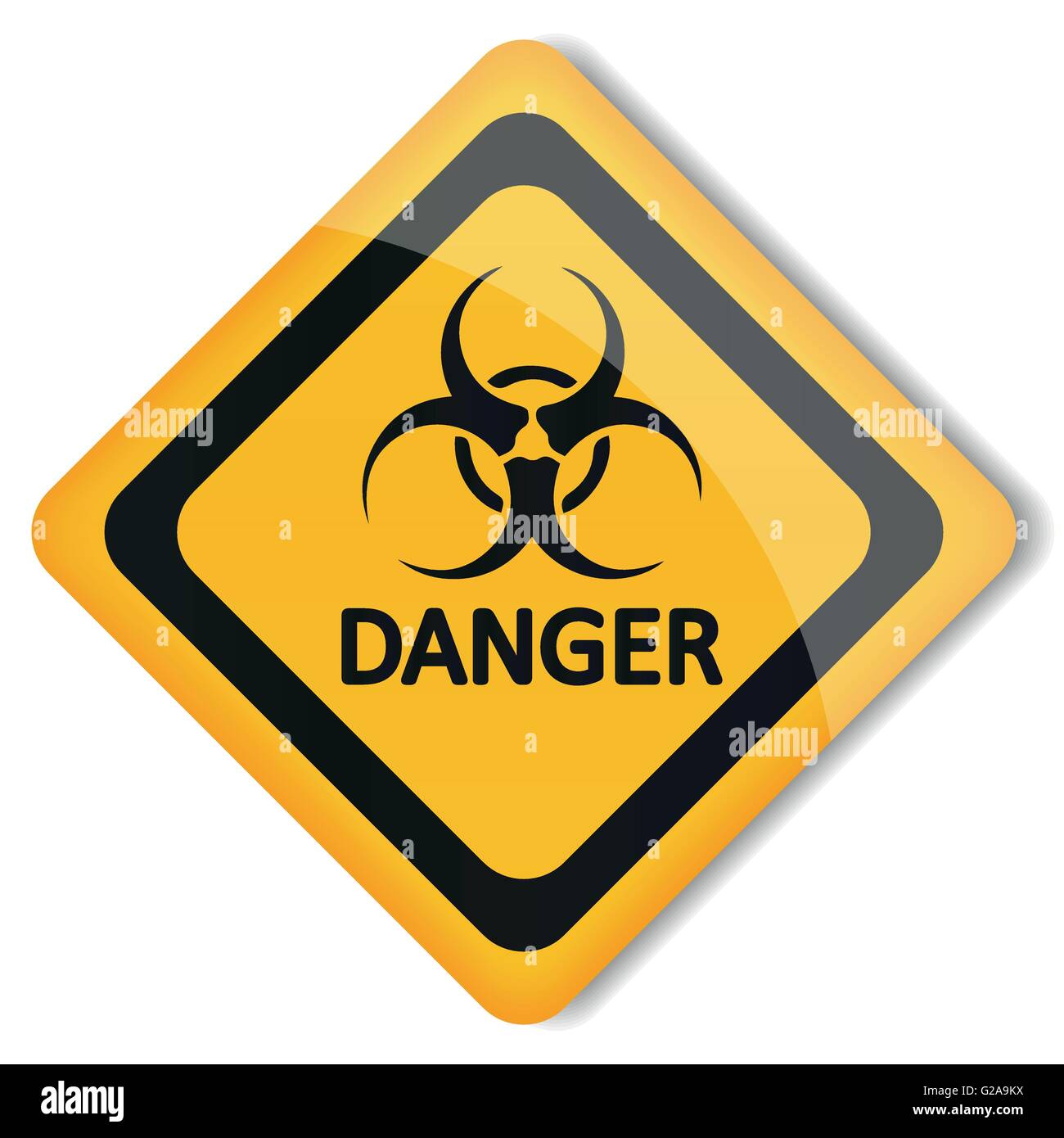 Vector illustration label biohazard Stock Vector Image & Art - Alamy