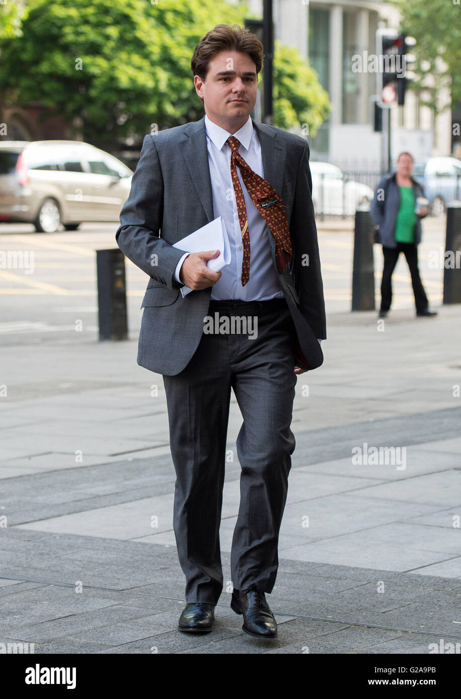 Alexander Economou arrives at Westminster Magistrates Court in London ...