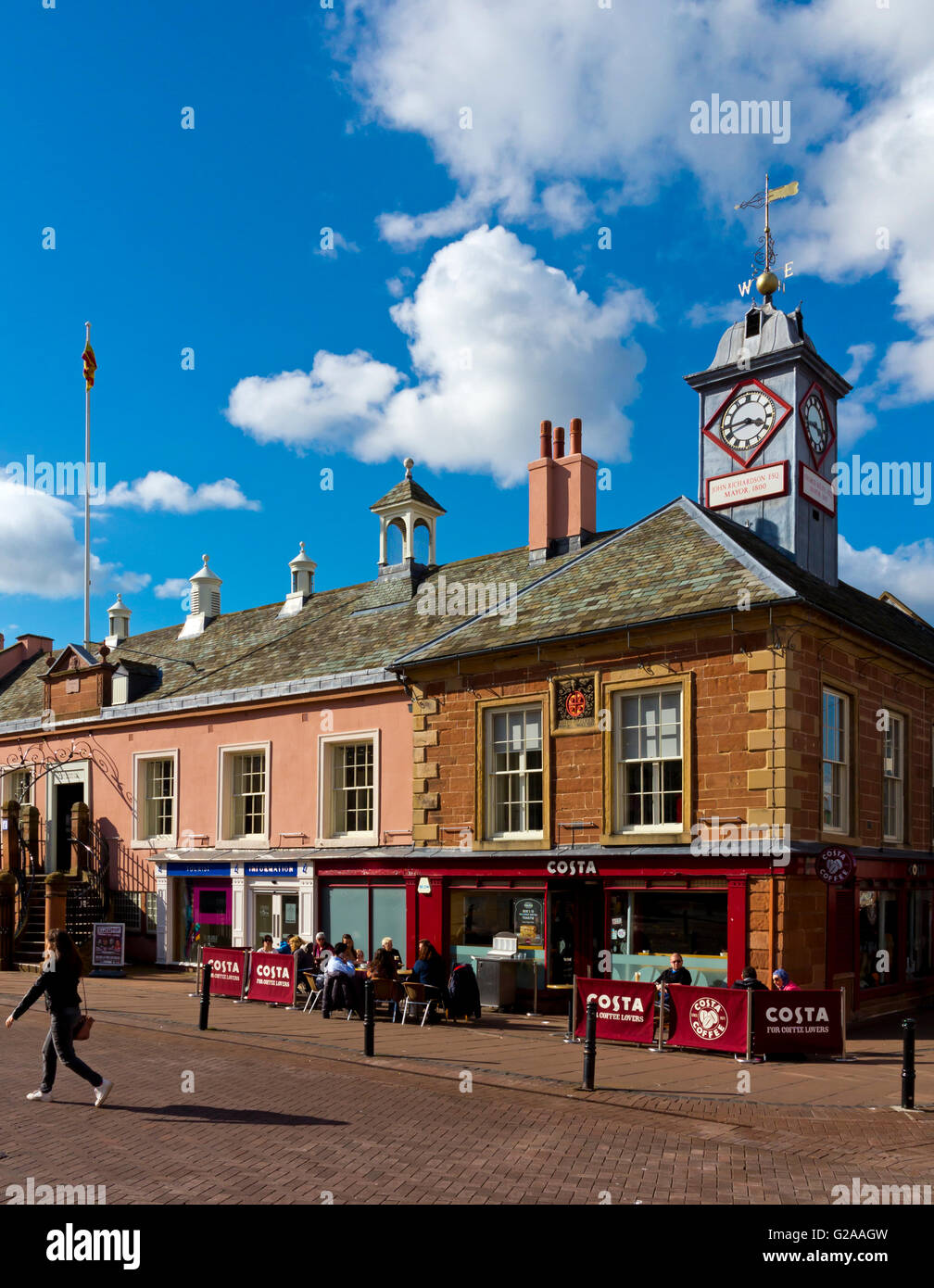Carlisle Cumbria Street Stock Photos & Carlisle Cumbria Street Stock ...
