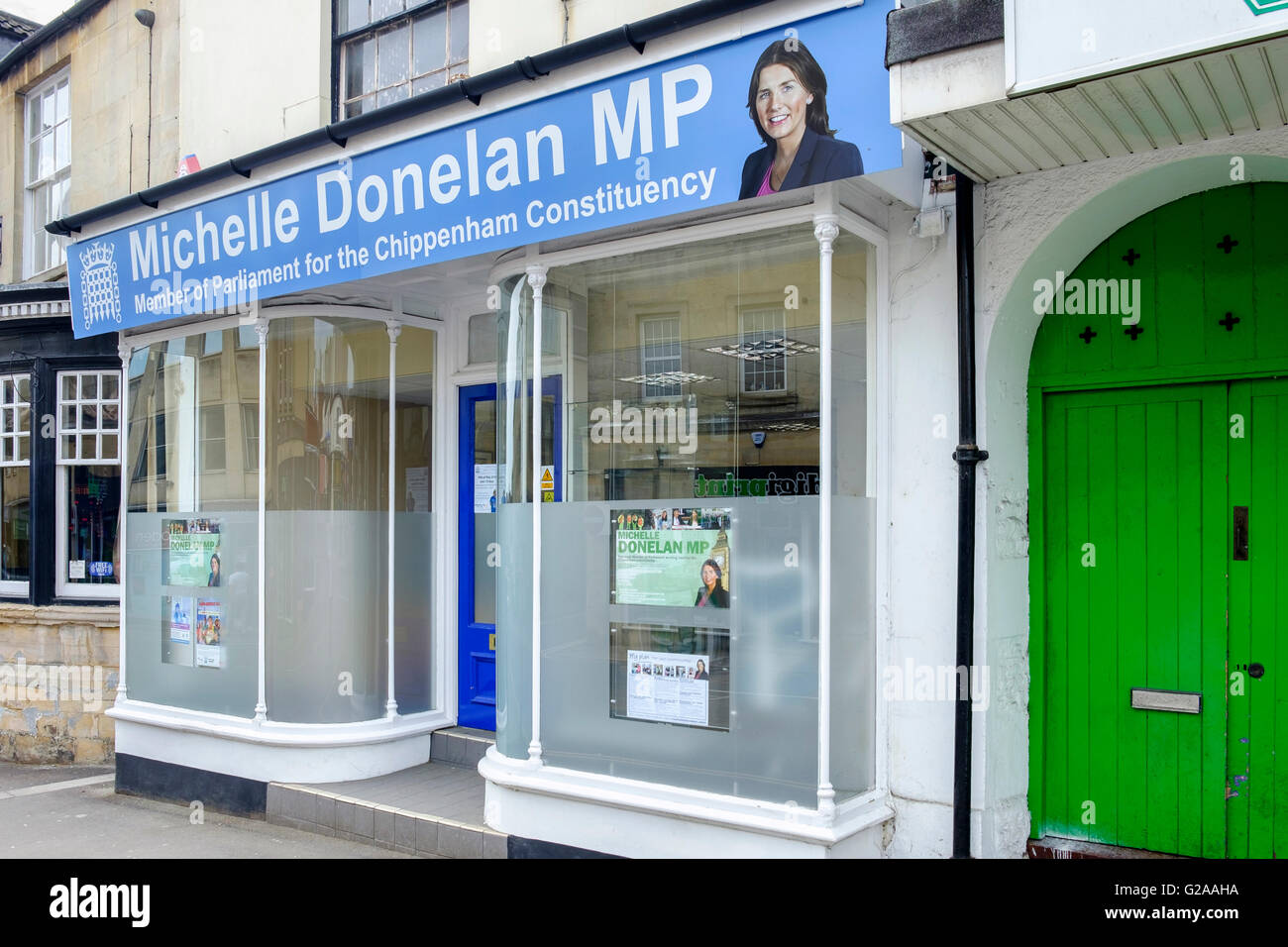 Constituency Office of Michelle Donelan MP for the Chippenham Constituency Stock Photo - Alamy