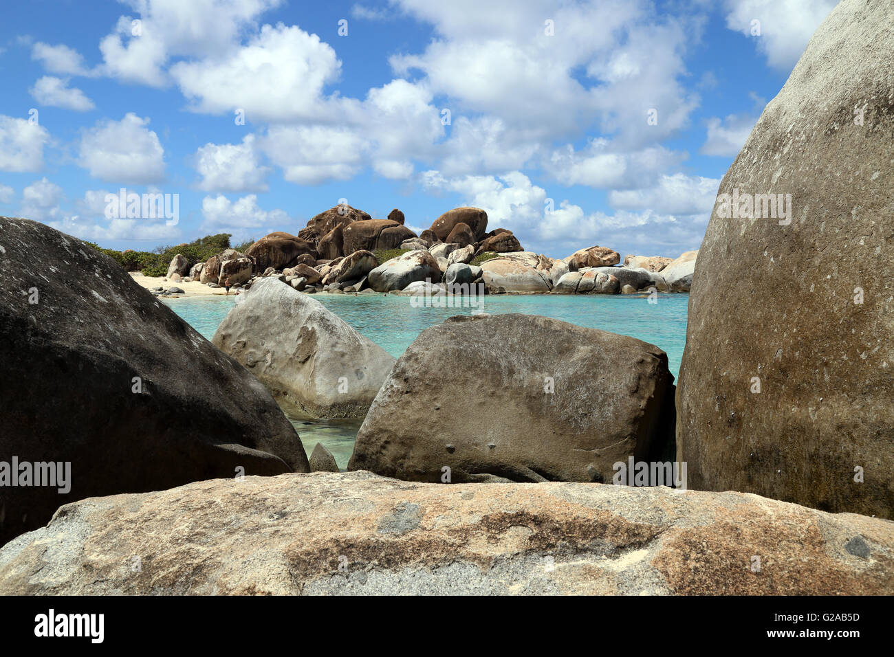 The Baths, Devils Bay, Virgin Gorda, BVI Stock Photo - Alamy