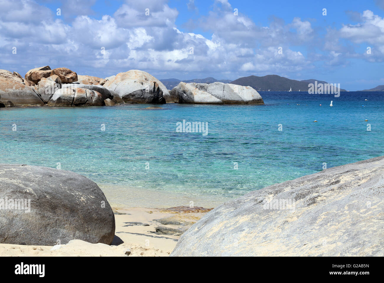 The Baths, Devils Bay, Virgin Gorda, BVI Stock Photo - Alamy