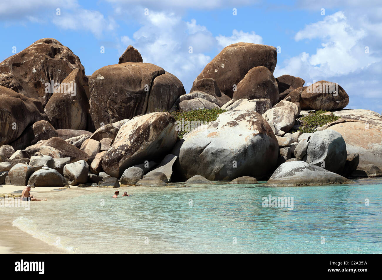 The Baths, Devils Bay, Virgin Gorda, BVI Stock Photo - Alamy