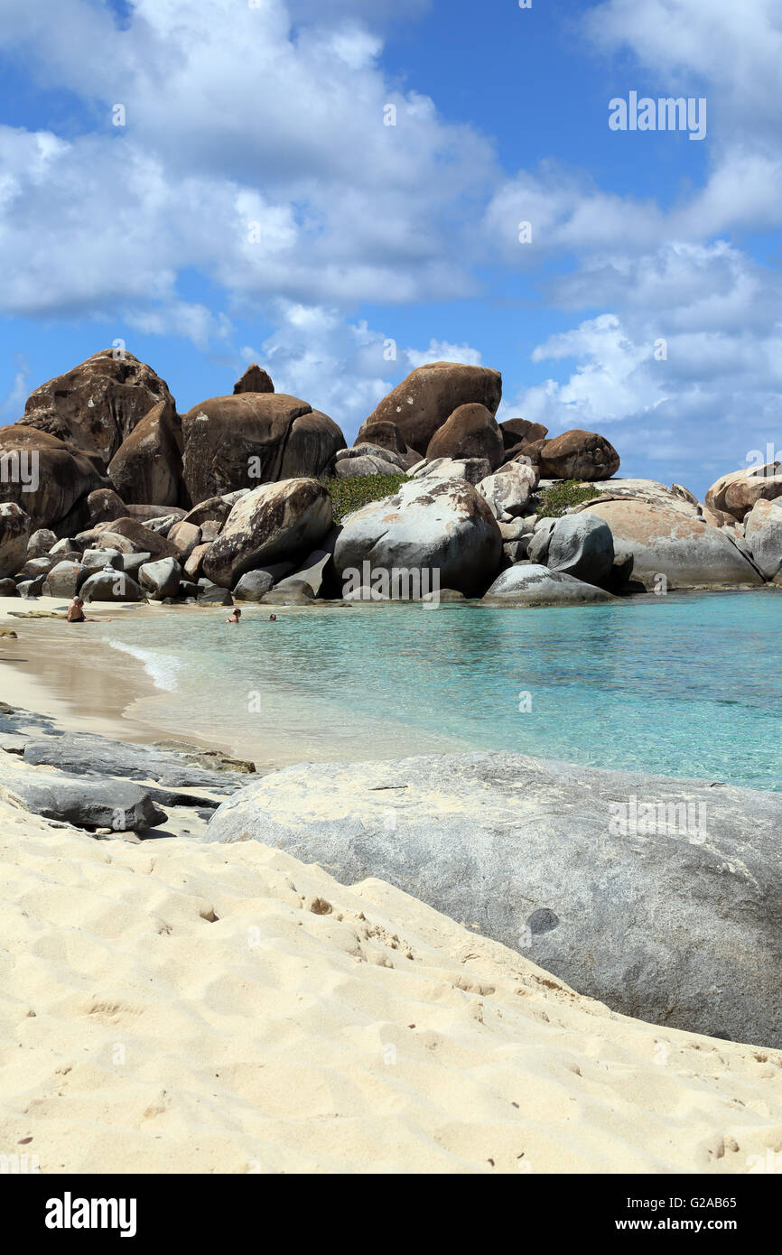 The Baths, Devils Bay, Virgin Gorda, BVI Stock Photo - Alamy