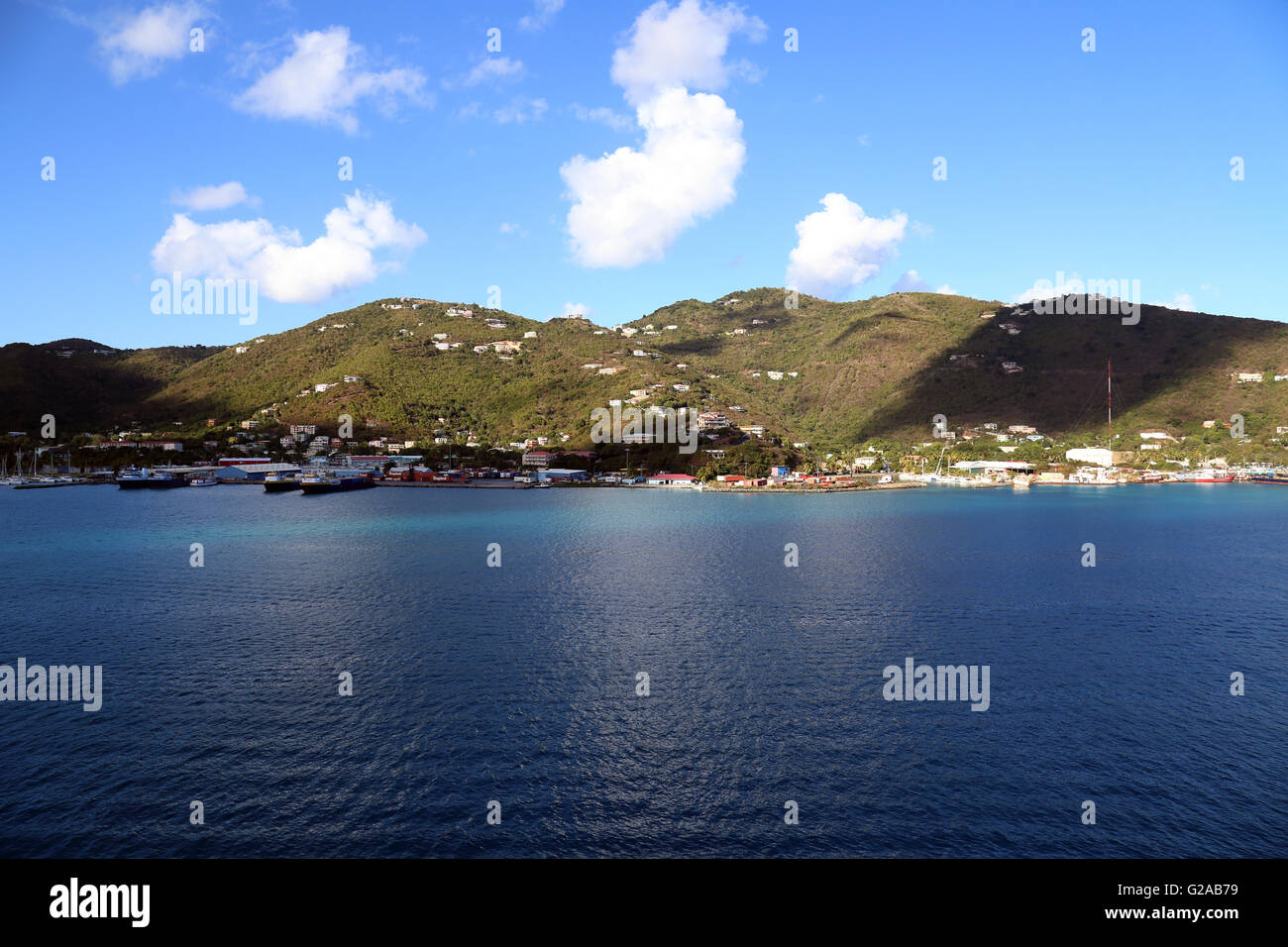 British Virgin Islands, from Road Town, Tortola, BVI, Caribbean Stock ...