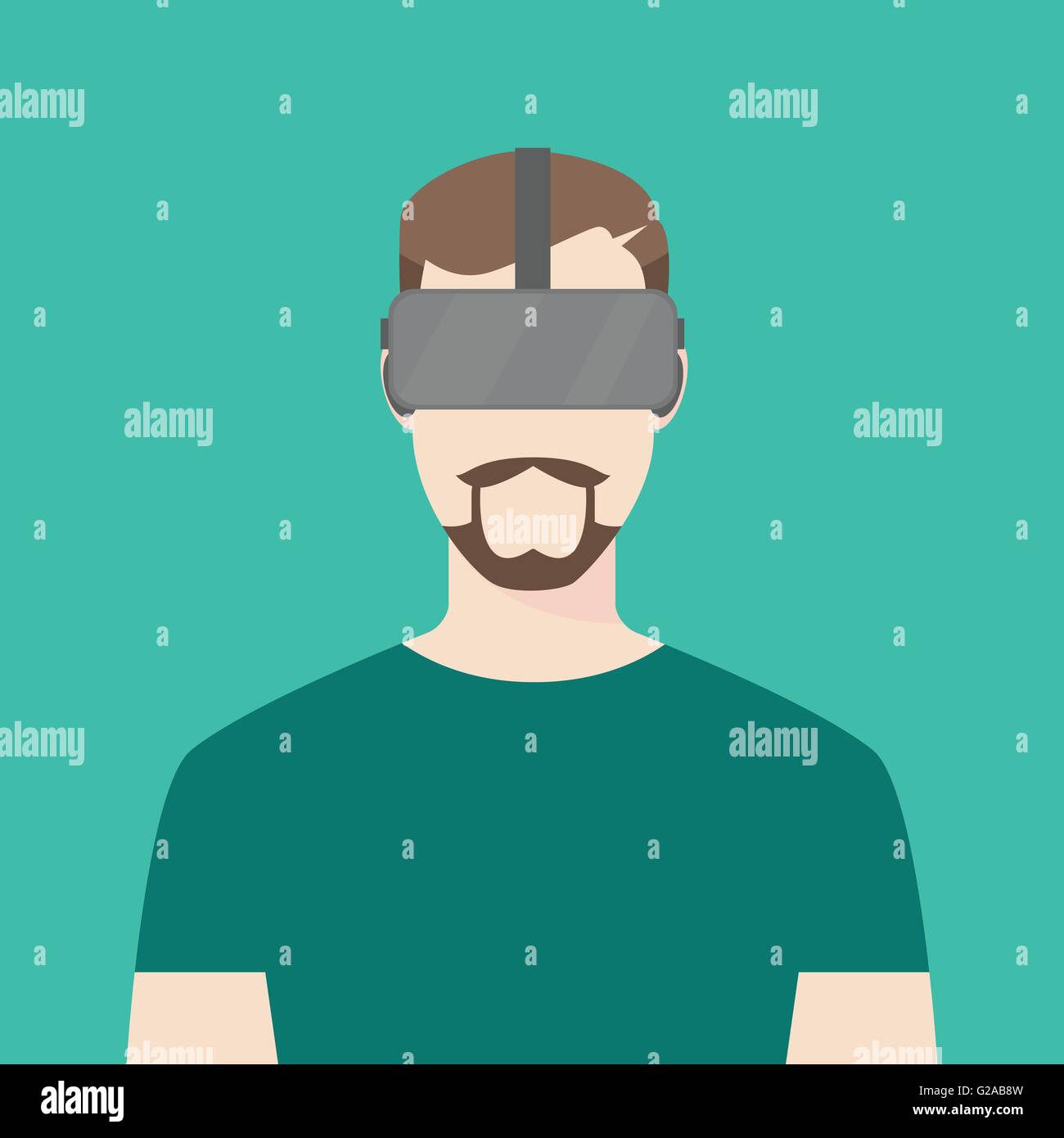 men wear using oculus vector graphic Stock Vector Image & Art - Alamy