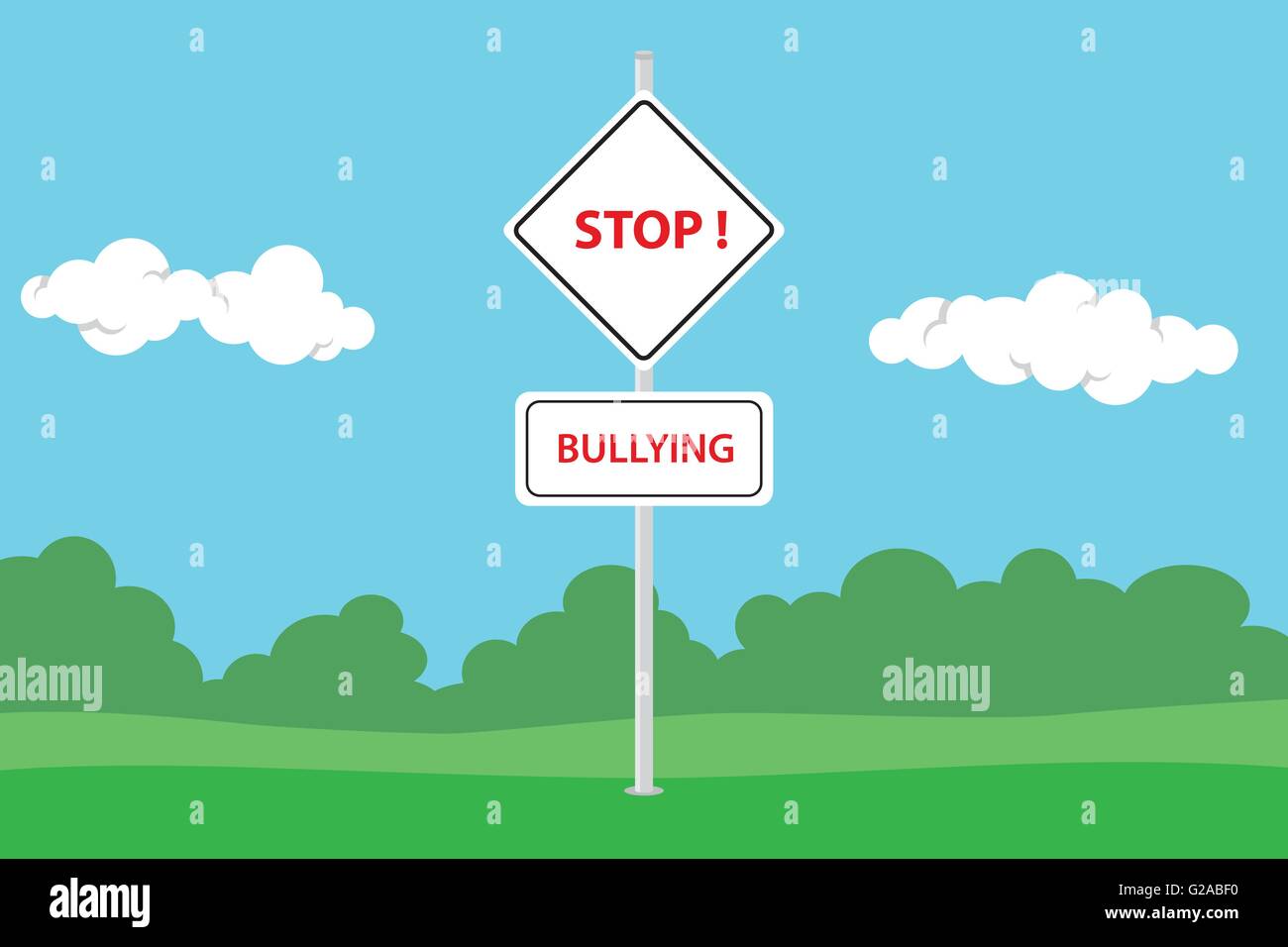 Online bullying text Stock Vector Images - Alamy