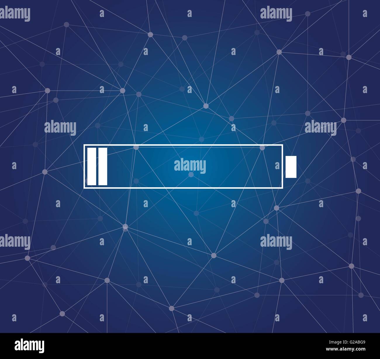 empty battery batteries with icon and blue background dot galaxy vector ...